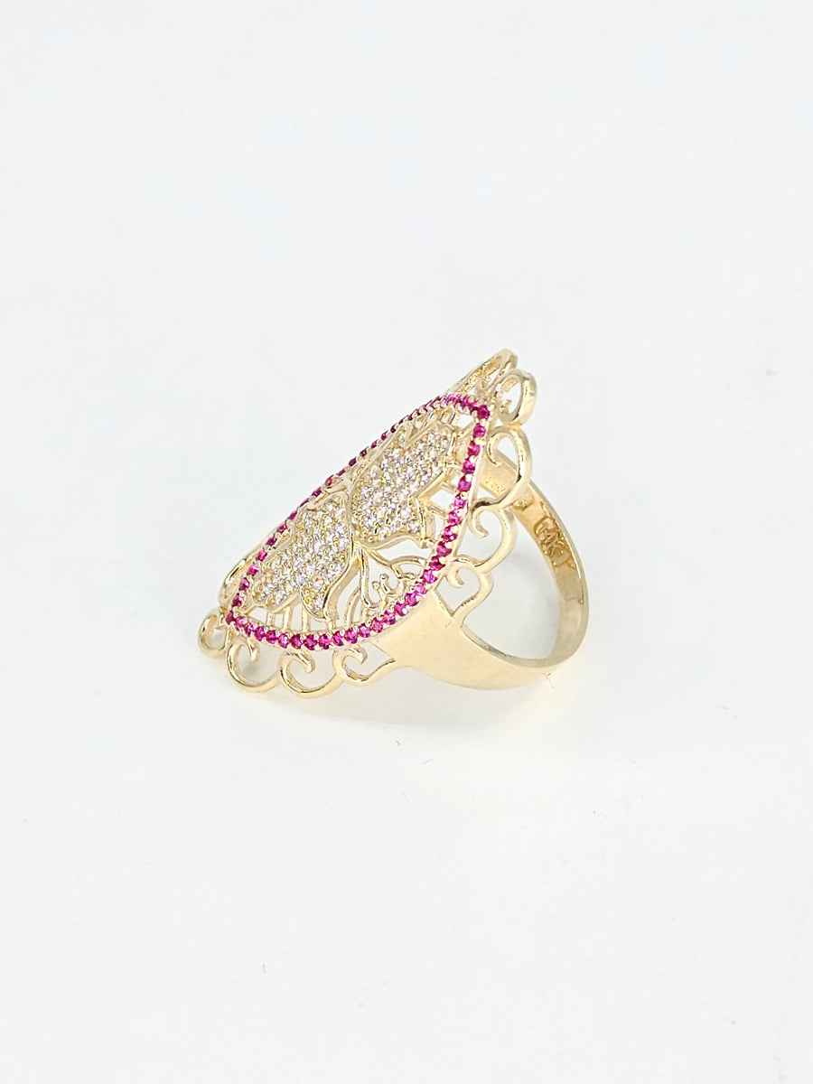 14k Gold Ring - Hand of Fatima – Jessyjewelryshop