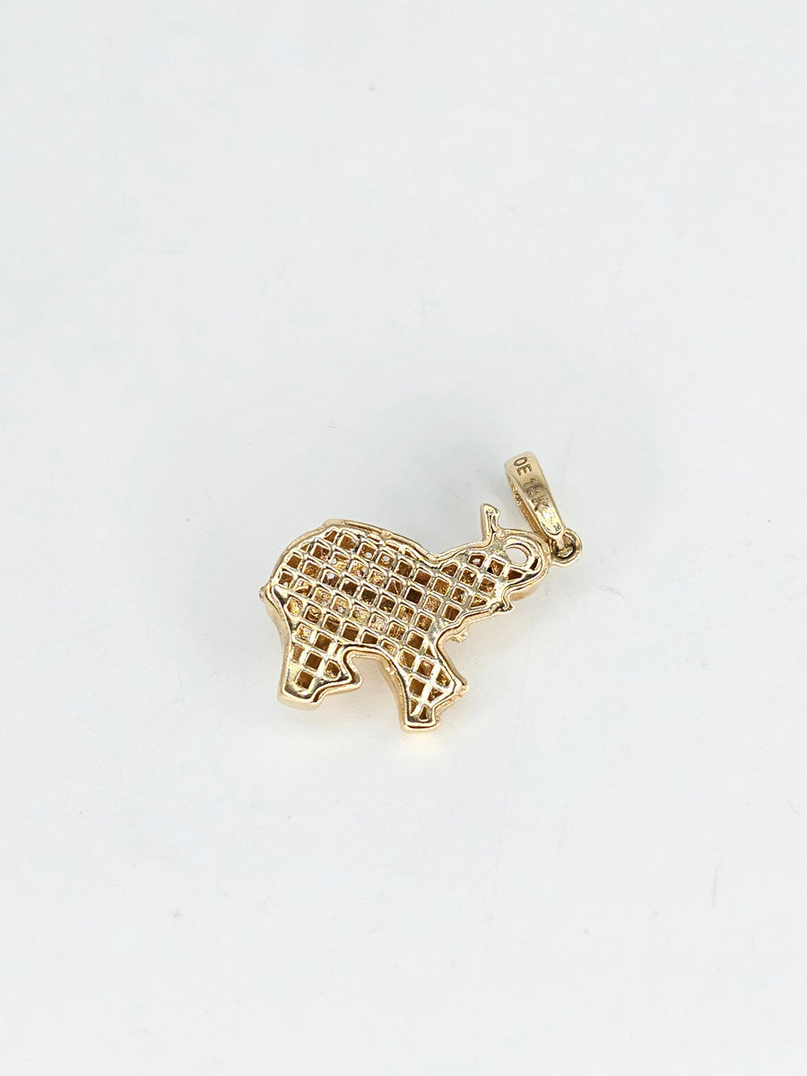 14k Gold Pendant - Elephant – Jessyjewelryshop