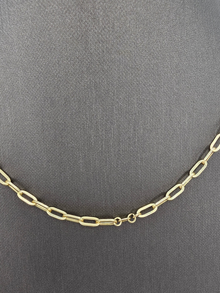 14K Hollow Gold Chain – Jessyjewelryshop